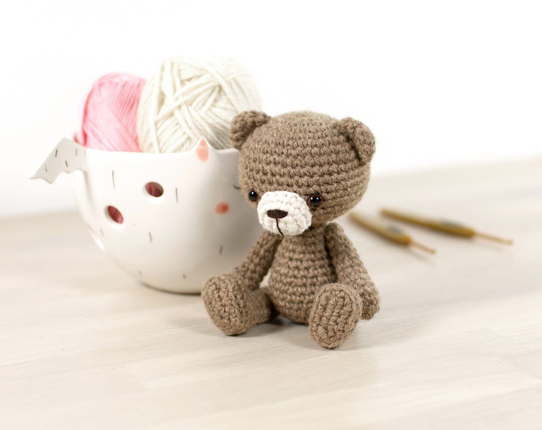 Small Teddy Bear Crochet Pattern Amigurumi Pattern and Tutorial With ...