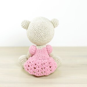 Teddy Bear Crochet Pattern Amigurumi Teddy in a Dress Amigurumi Pattern ...