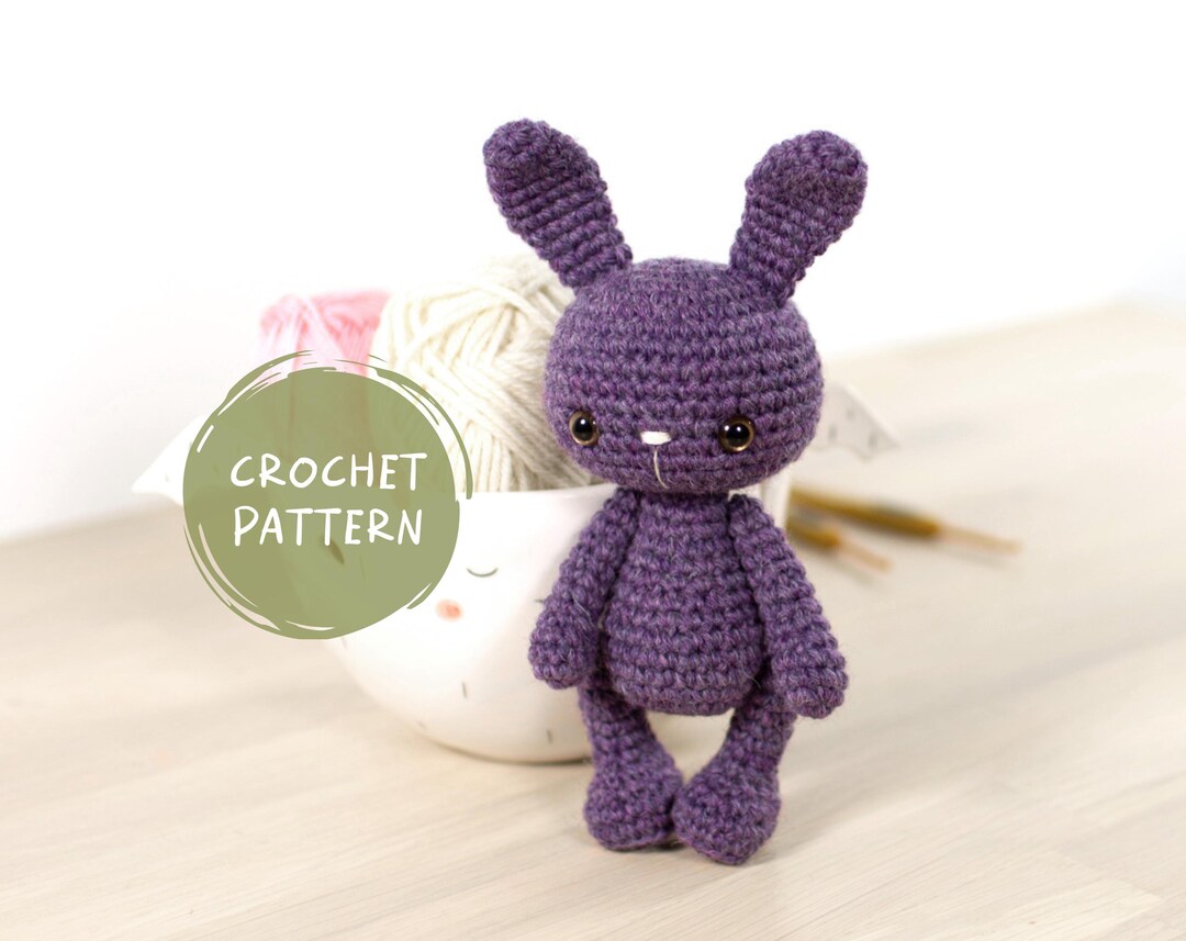 Crochet Bunny Pattern - Small Amigurumi Bunny Tutorial With Step-by ...