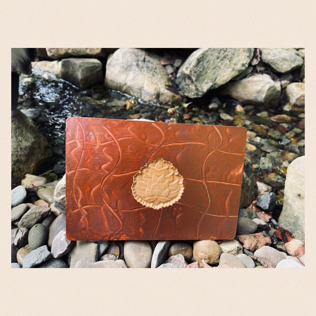 RISING FROM MUD Lotus Carving in Bamboo / Yoga and Meditation Room ...