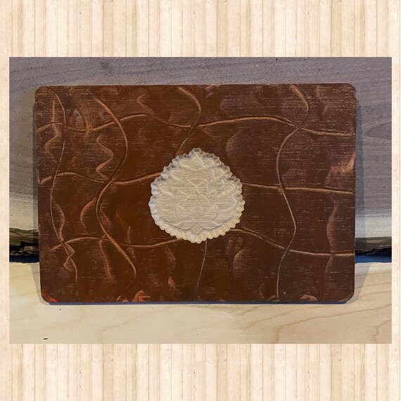 RISING FROM MUD lotus carving in bamboo | Etsy