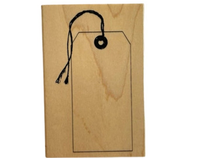 Large Rubber Stamp Large Hang Tag Stamp Scrapbooking Supplies - Etsy