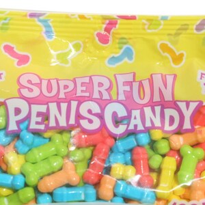 124 Pc Bag Bright Colors Fruit Flavor Penis Candy Cake Cupcake ...