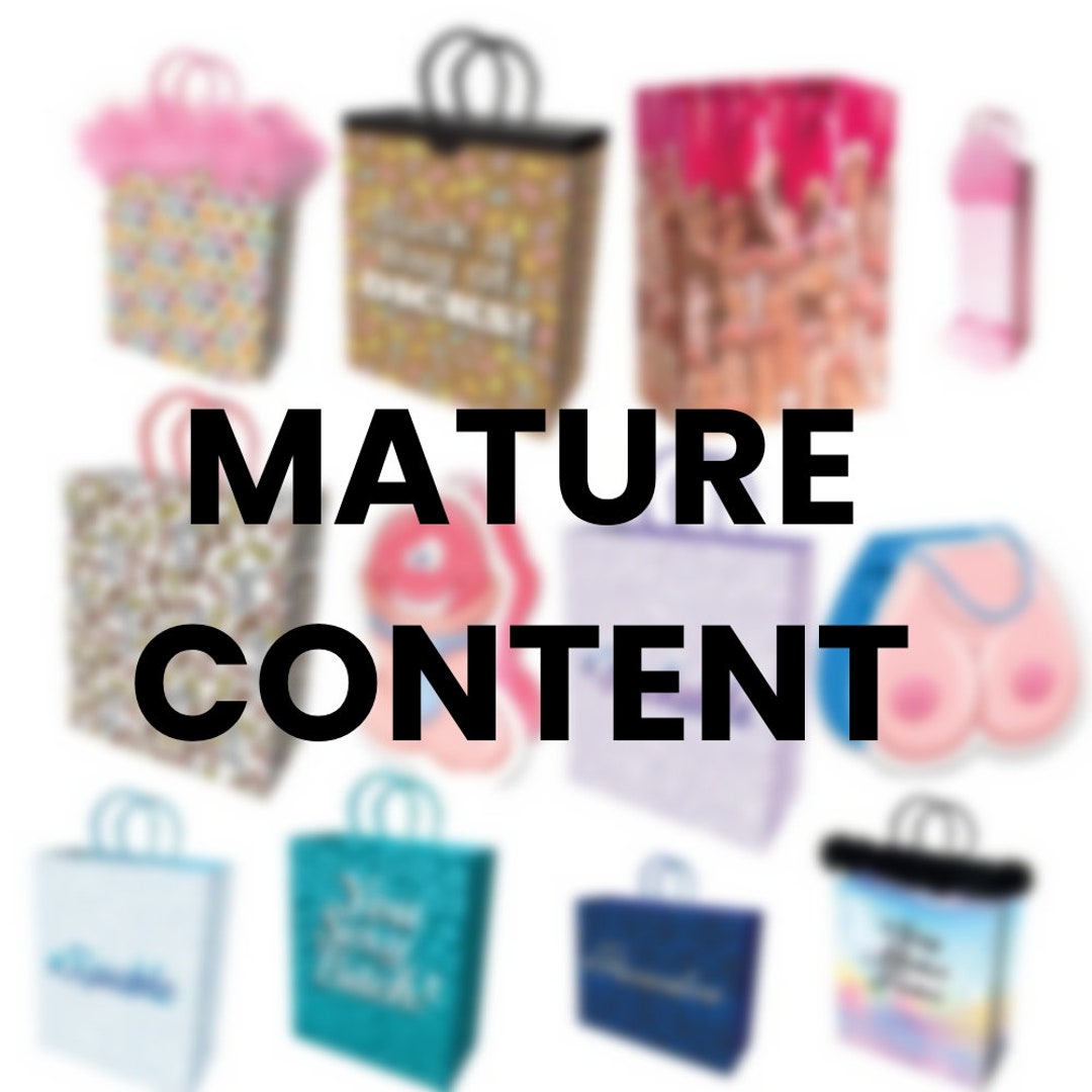 Funny Adult Naughty X-rated Gift Bags – NSFW Gag Gift Bags for ...
