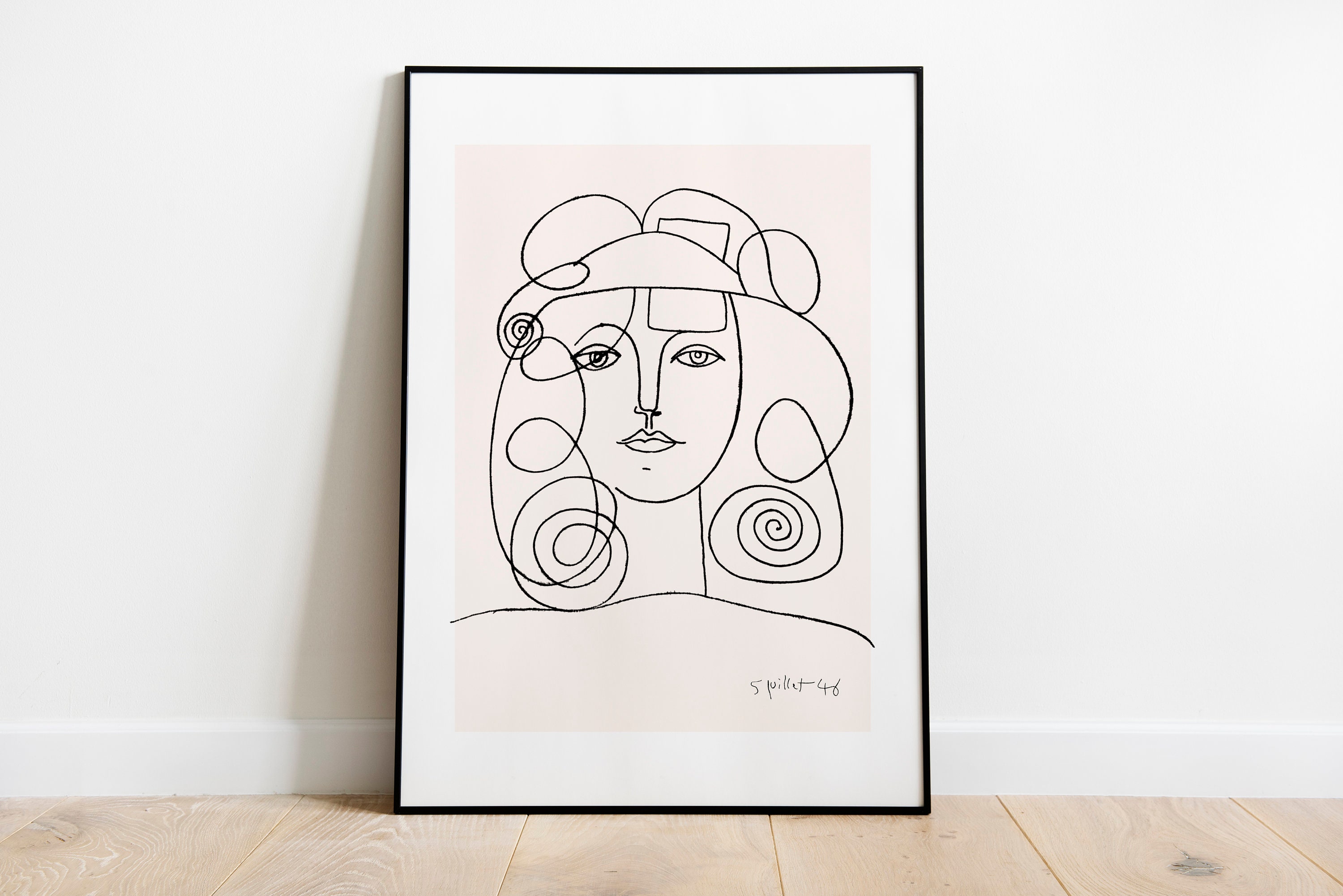 Picasso Print, Picasso Poster, Picasso Drawing, Picasso Young Girl ...