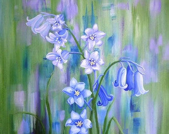 Bluebells painting store