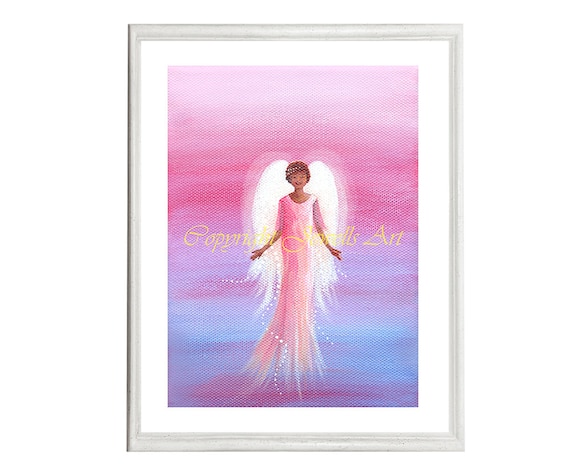 Blessings Angel Art Print Part of the Angels Rising Series | Etsy