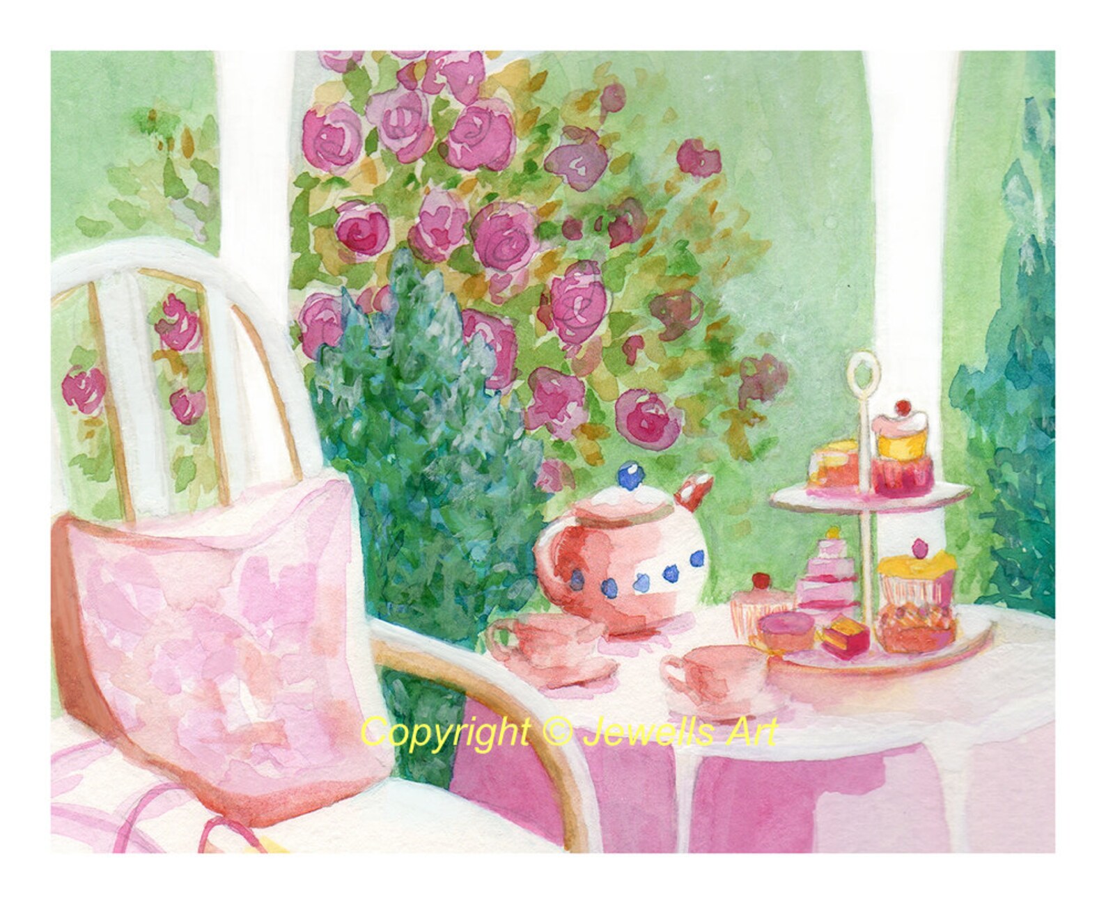 Tea for Two Print is an Instant Digital Download From My Original ...