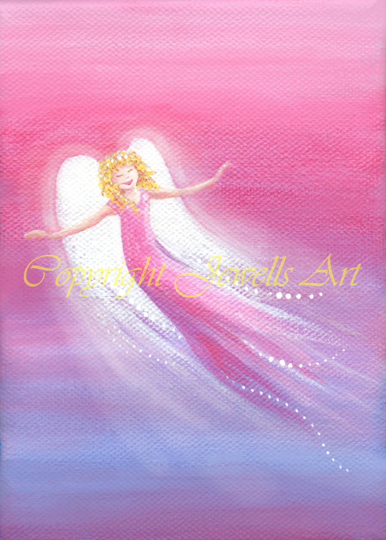 Joy Angel Art Print Part of the Angels Rising Series - Etsy UK