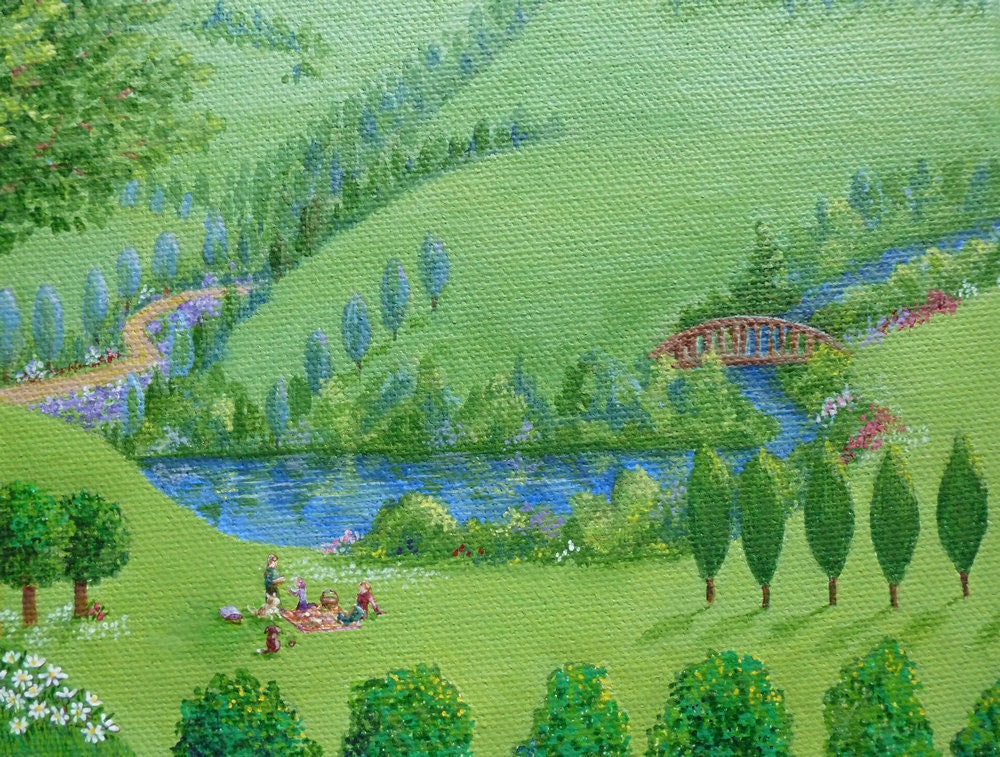 Feng Shui Art 'path of Life' Print, From My Original Acrylic Painting ...