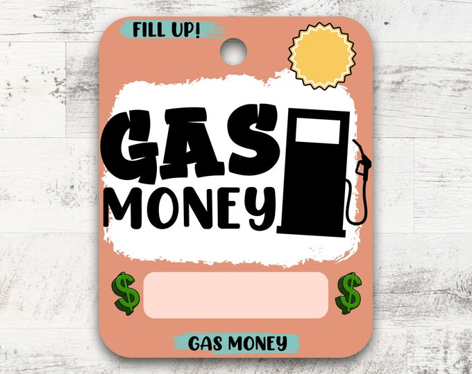 Gas Money | Money Card | Gift Card | - Etsy