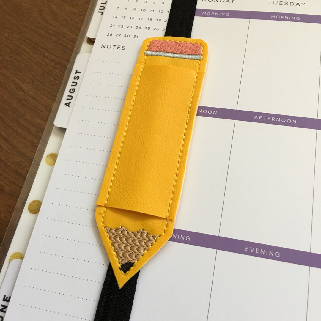 Pencil Holder Planner Band/ Journal Band/ Bible Band or Bookmark - Etsy