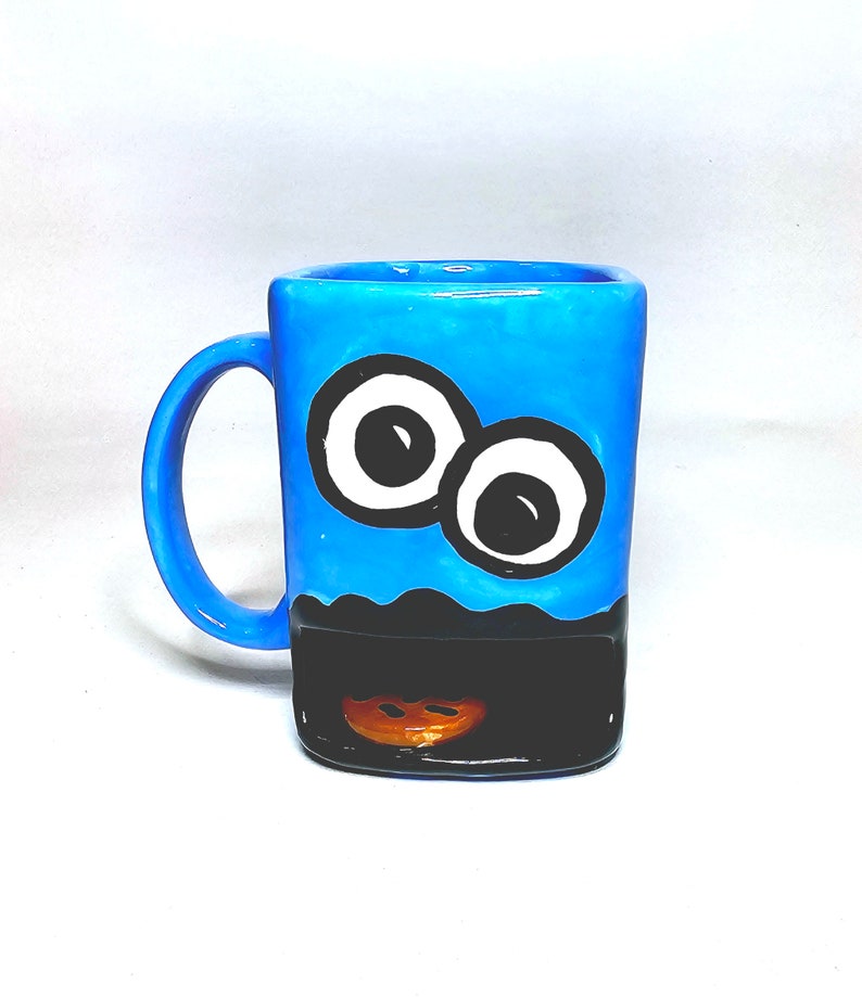 Cookie Monster Mug - Etsy