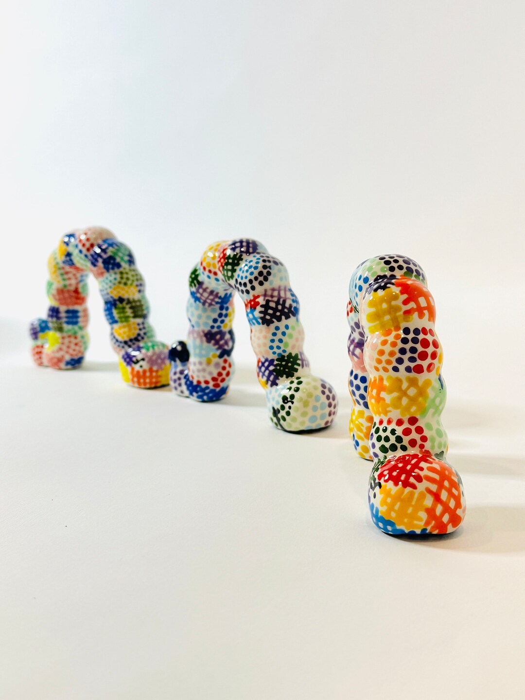 Ceramic Worm Figurine - Etsy