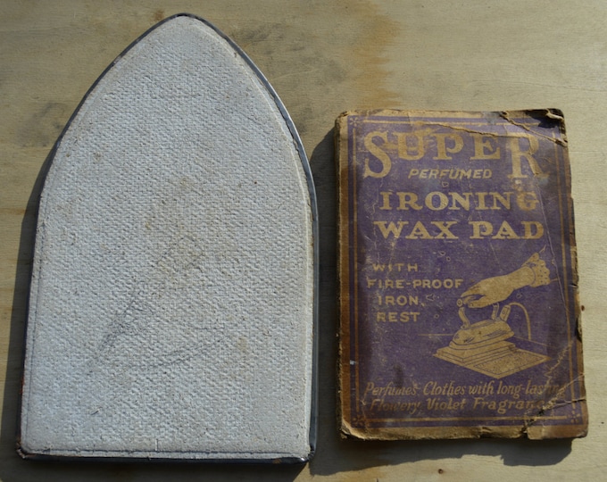 Vintage Super Perfumed Ironing Wax Pad - Etsy