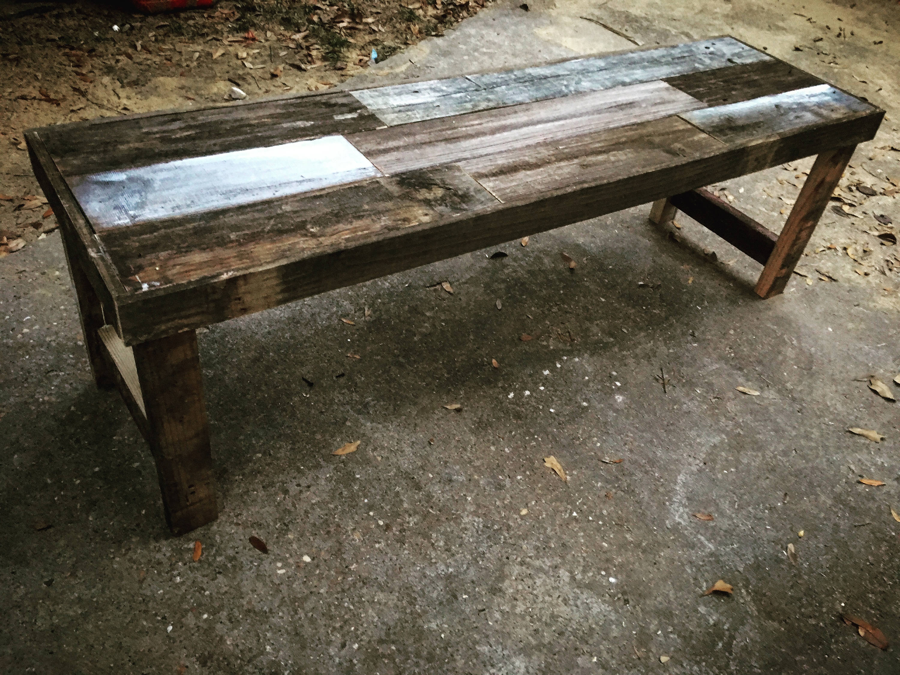 Custom Reclaimed Bench - Etsy