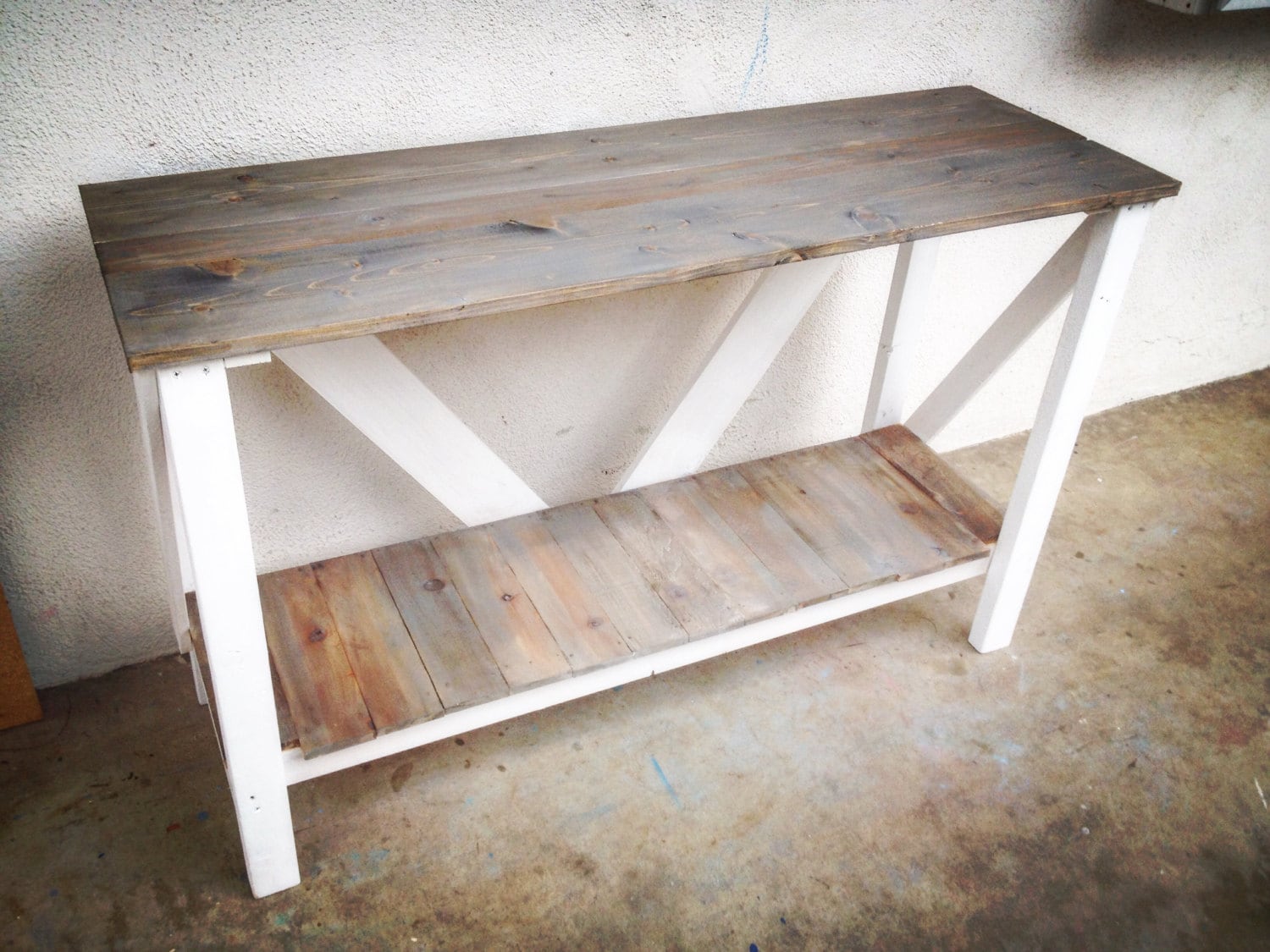 Rustic Sofa Table Plans