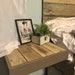 Grey Floating Farmhouse Nightstand - Etsy