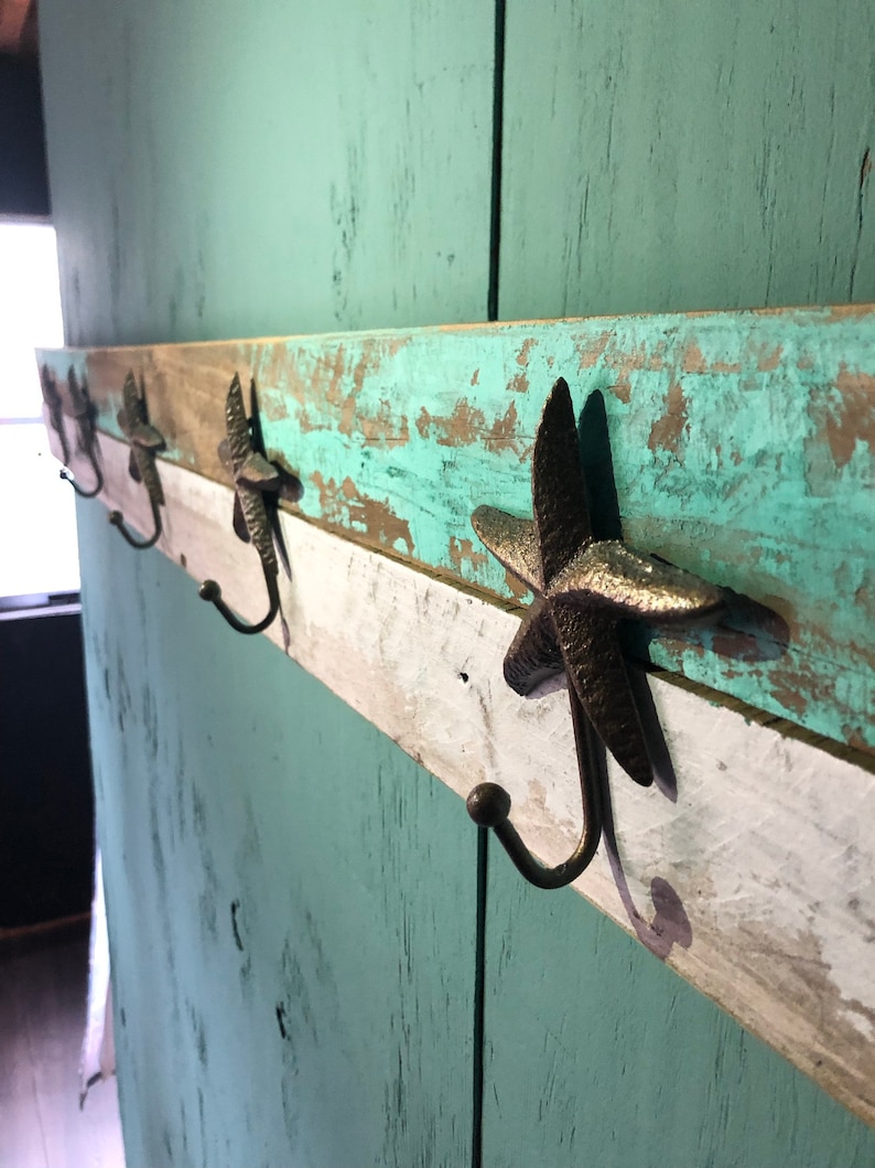 Beach House Towel Rack Surf Nautical Key Holder Jacket Hanger - Etsy