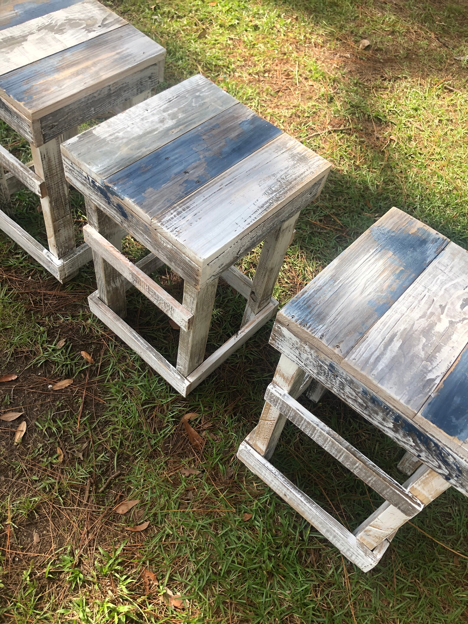 Navy Cute Farmhouse Coastal Barstool Bar and Counterheight - Etsy