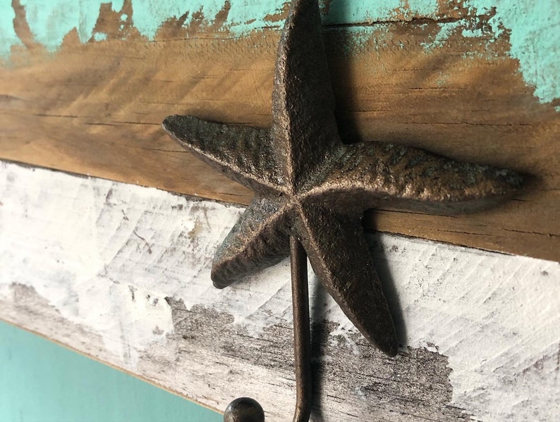 Beach House Towel Rack Surf Nautical Key Holder Jacket Hanger - Etsy