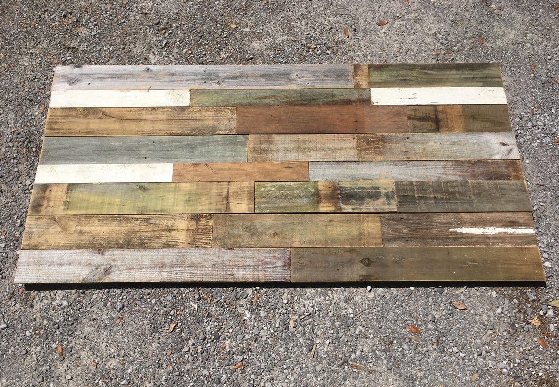 Natural Rugged Rustic Edgy Reclaimed Wood Headboard Distressed ...