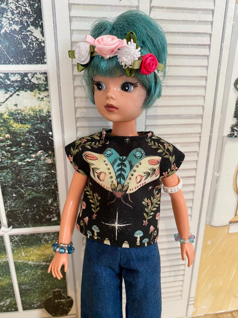 Forest Moth T- Shirt for Sindy and Friends. - Etsy UK