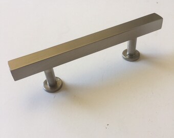 Polished Nickel T-bar Round Cabinet Knob and Pulls Drawer - Etsy