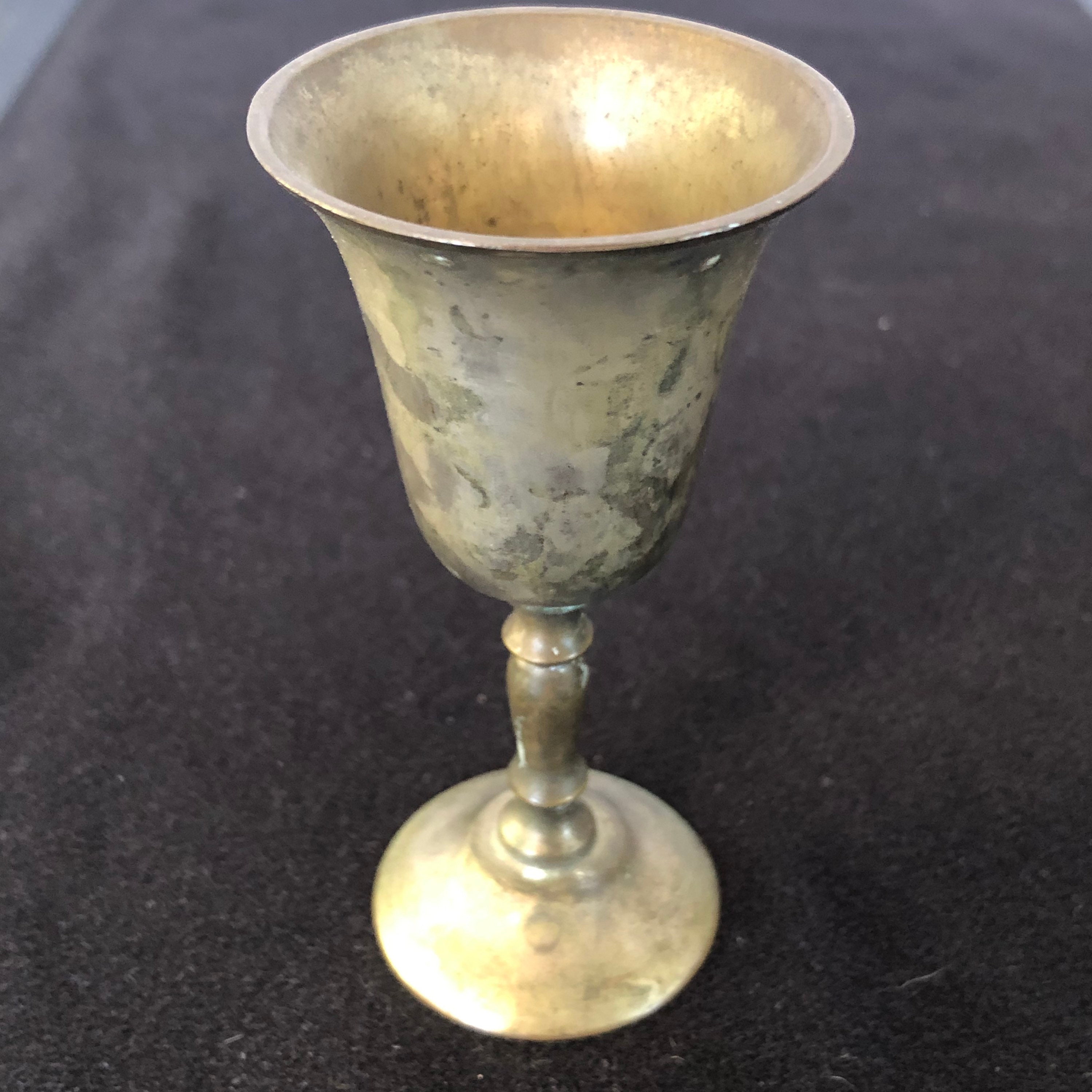 Silver Vintage Small Goblet Gothic Barwear Home Decor Set of Four - Etsy