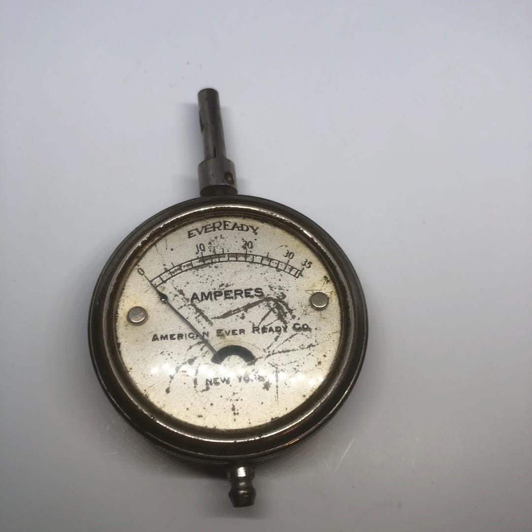 Vintage Eveready Gauge Steampunk Industrial Man Cave Home Decor - Etsy