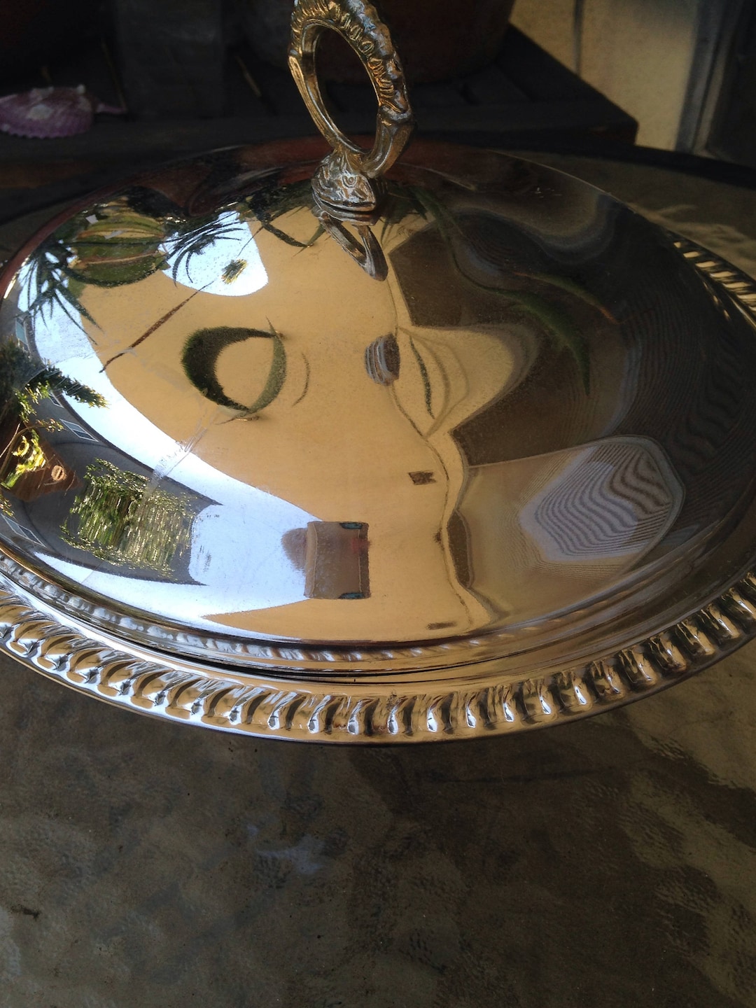 Vintage Leonard Italian Silver Plate Cover Casserole Chafing Serving ...