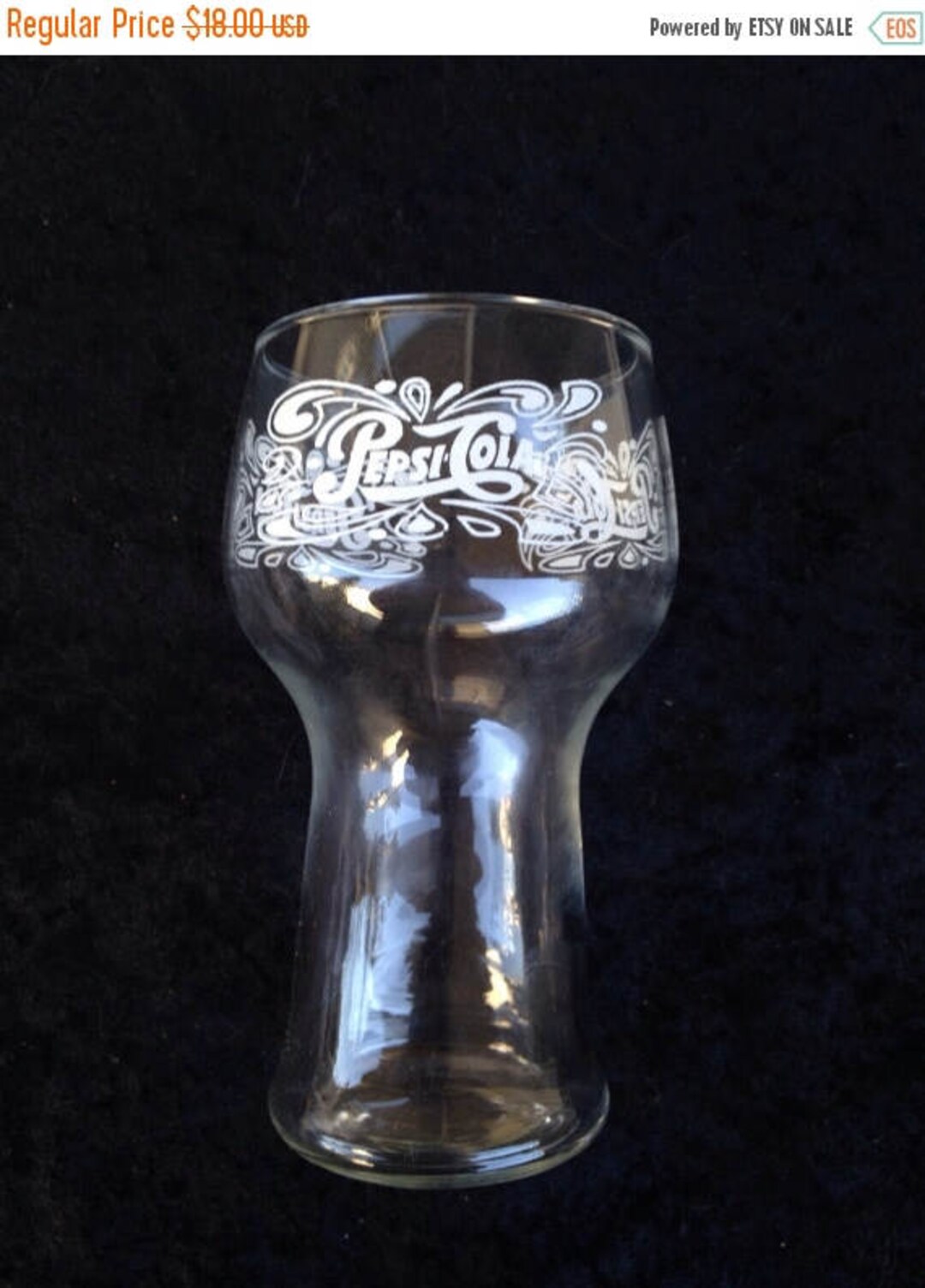 On Sale Collectible Vintage Pepsi Soda Fountain Glass - Etsy