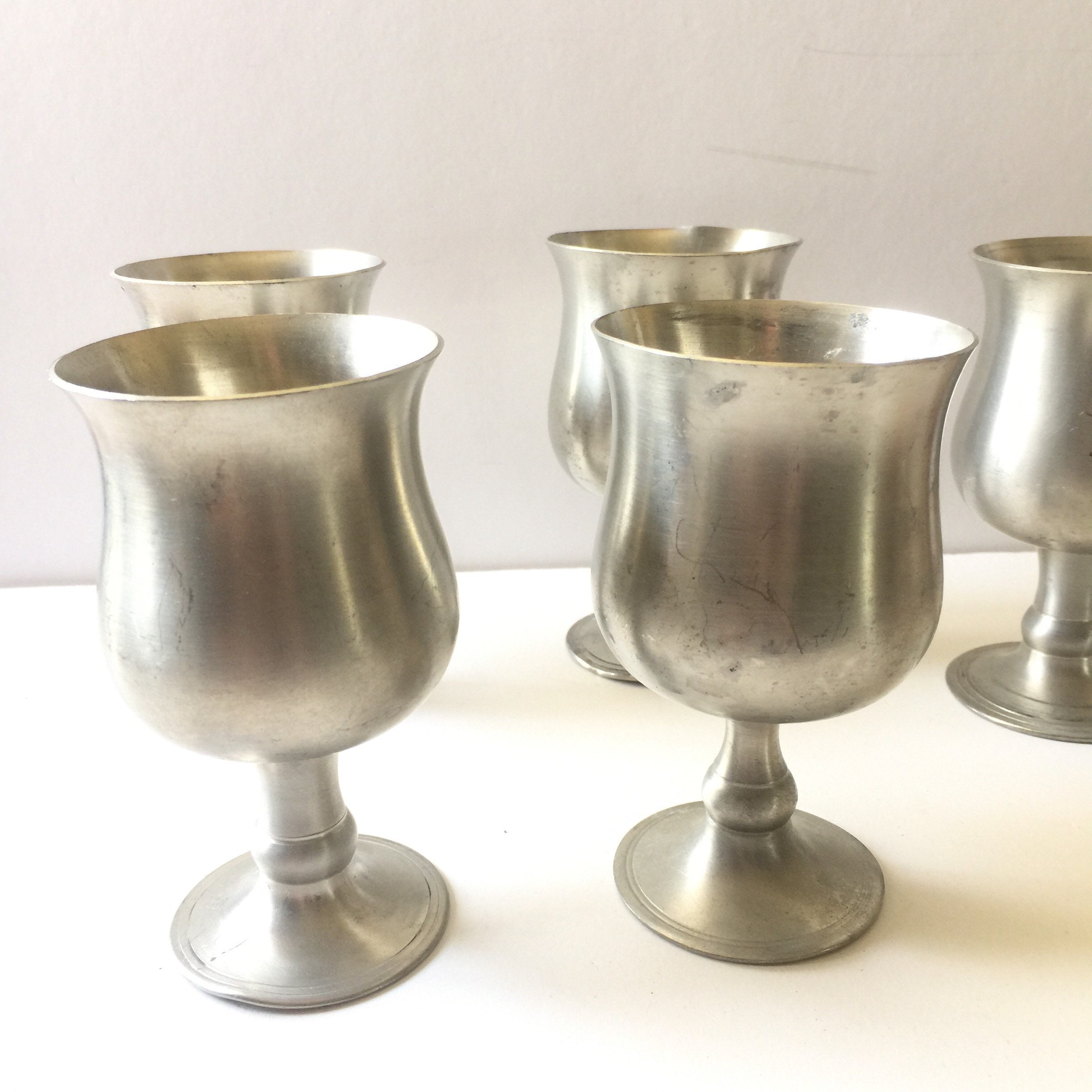 Pewter Vintage Goblet Gothic Drinkware Cups Barware Home Decor - Etsy ...