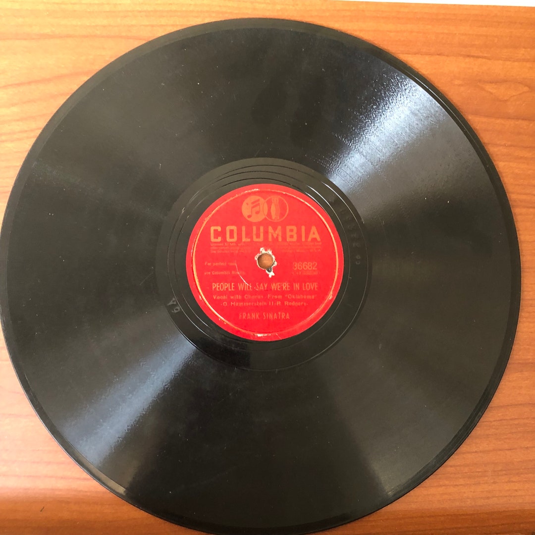 Frank Sinatra 78 Rpm Shellac Records Gramophone Records 78s Vintage - Etsy