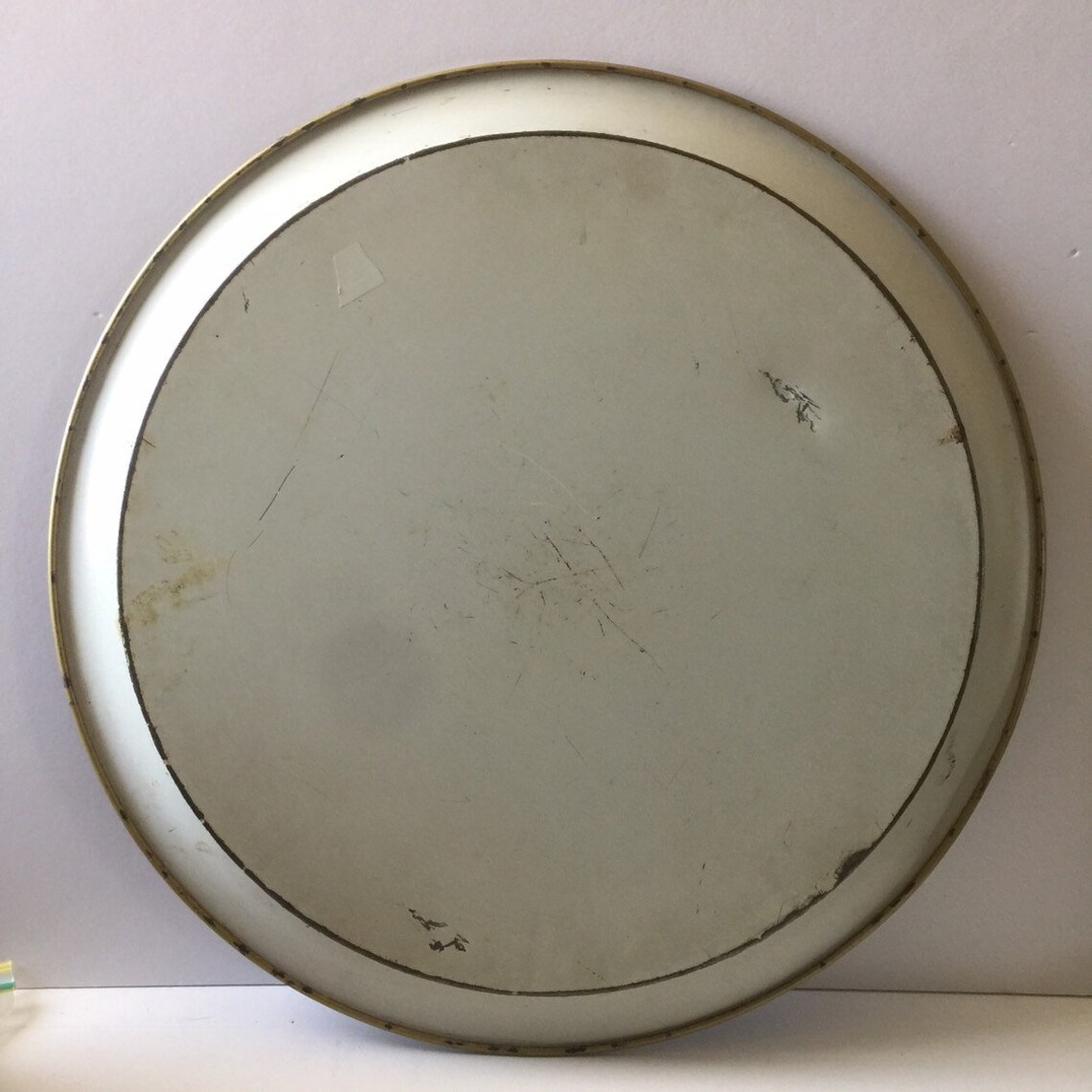 Set of Two Large Metal Serving Tray Retro Serving Tray | Etsy