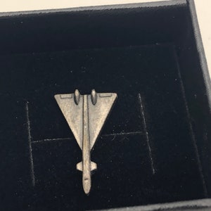 Vintage Air Force Bomber Fighter Jet Plane Pilot Airplane Silver Tie ...