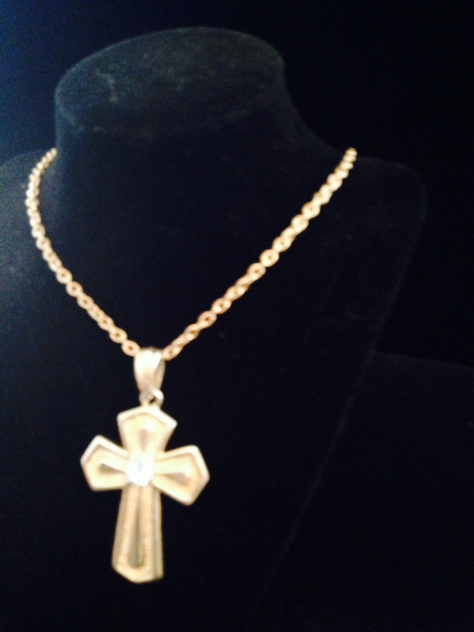 On Sale Victorian Style Cross Necklace Cross Necklace Circle | Etsy
