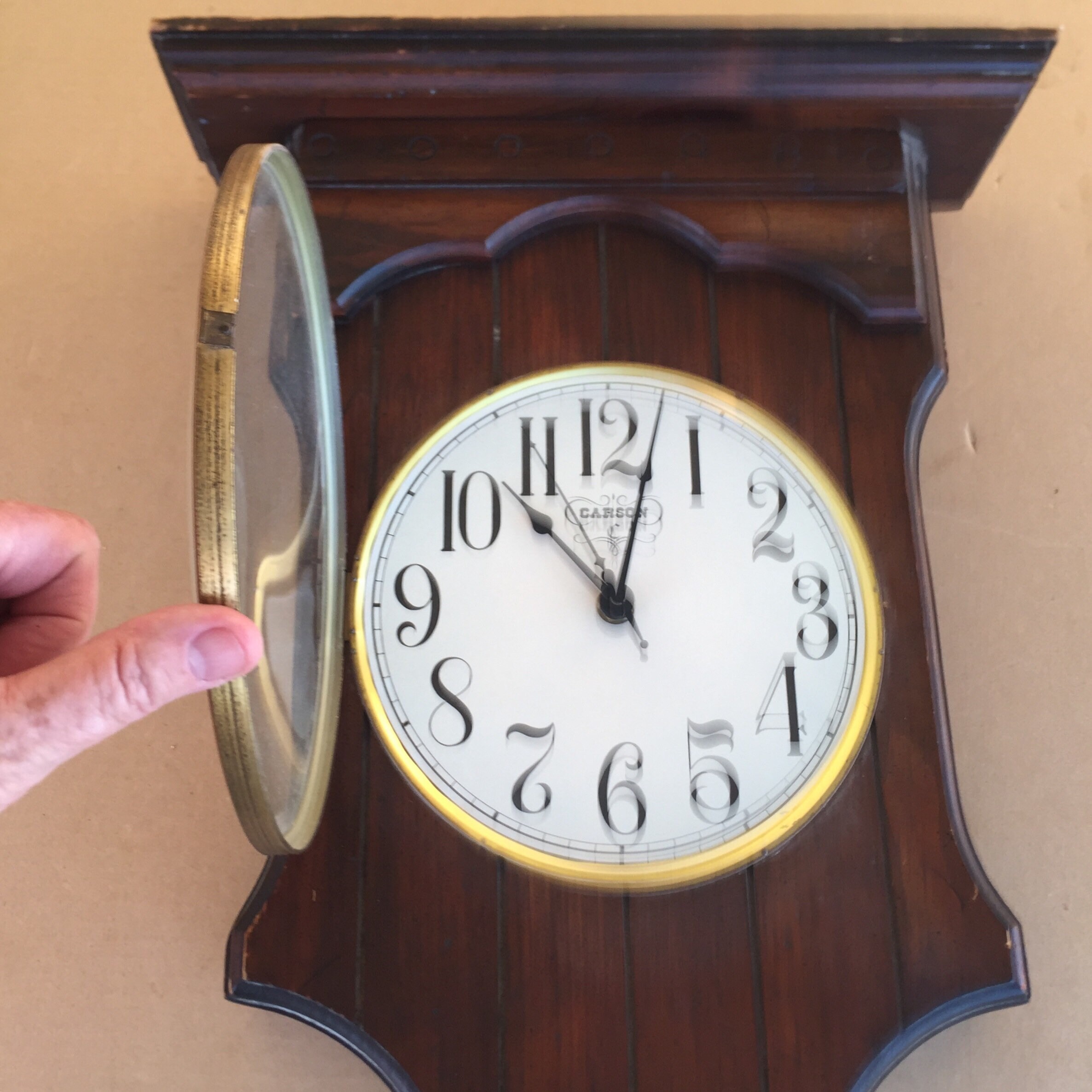 Bar Room Vintage Carson Clock Man Cave Decor Gift for Him | Etsy