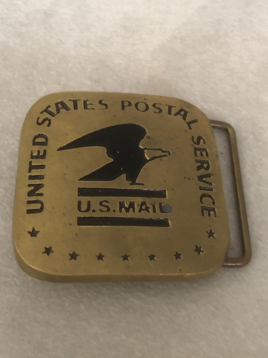 United States Postal Service USPS Belt Buckle Brass Belt Buckle - Etsy