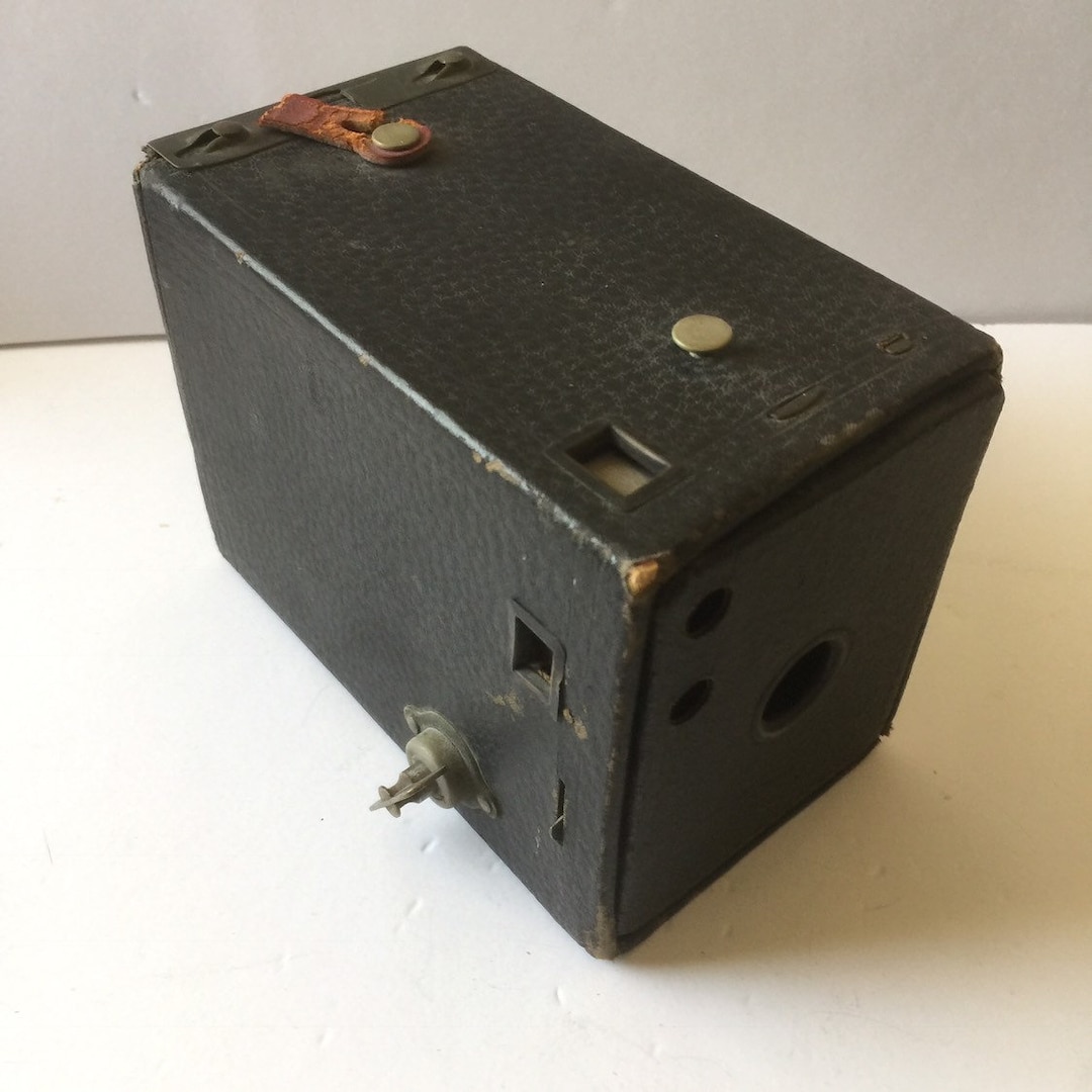 Box Camera Black Antique Box Camera Black Old Camera Brownie No 2 B - Etsy