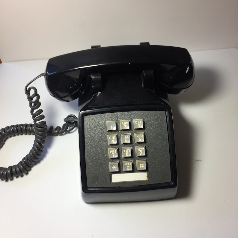 Executive Vintage Desk Phone 1980s Push Button Business Phone. | Etsy