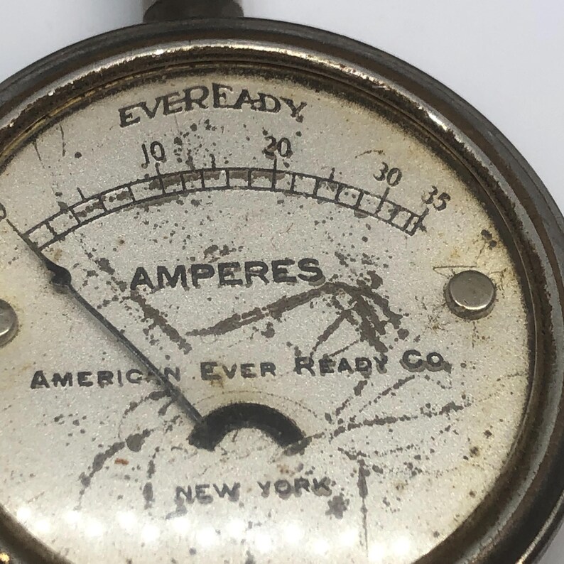 Vintage Eveready Gauge Steampunk Industrial Man Cave Home Decor - Etsy
