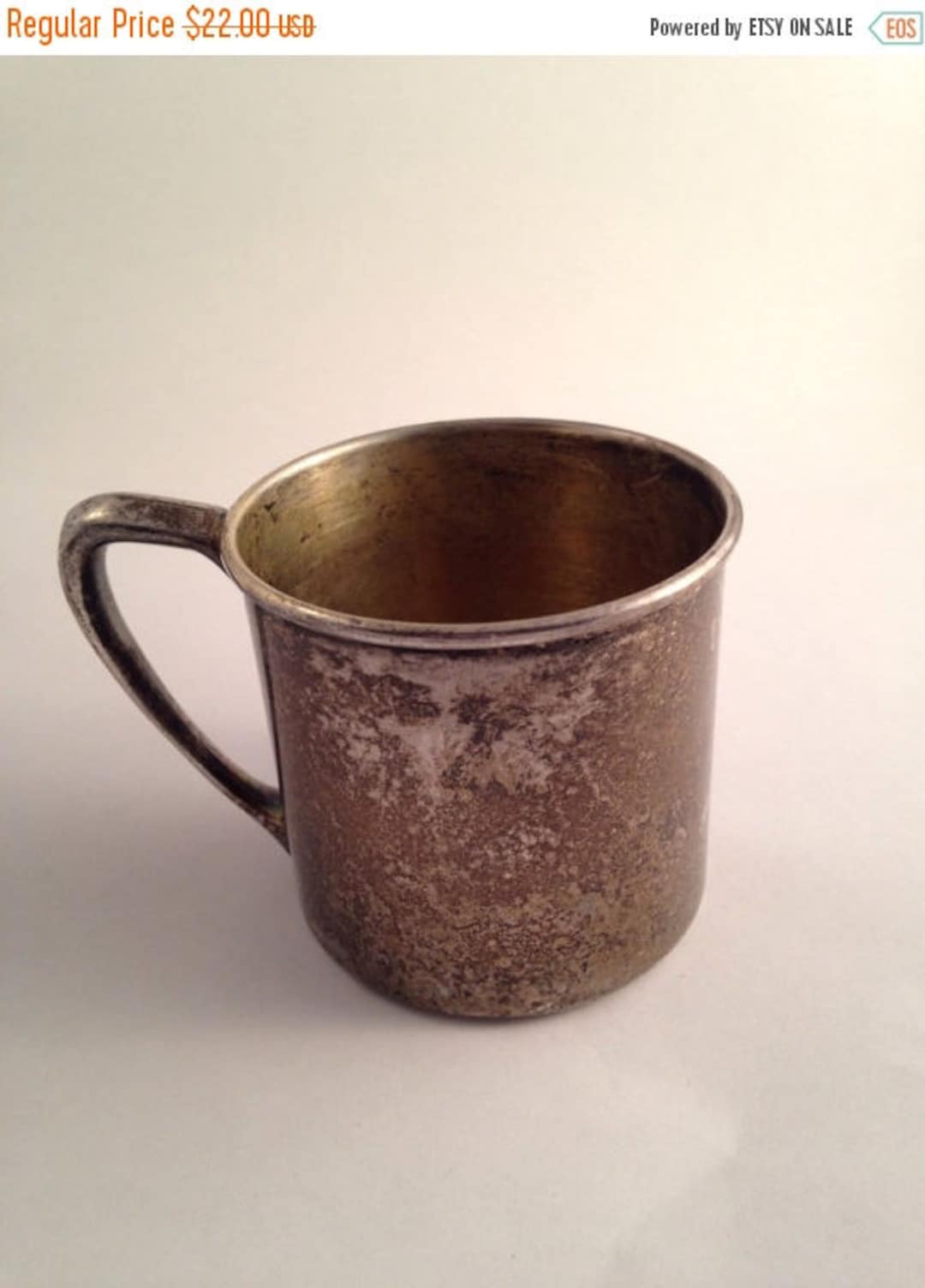 On Sale Vintage Oneida Silversmiths Cup Small Baby Cup Silver Plate - Etsy