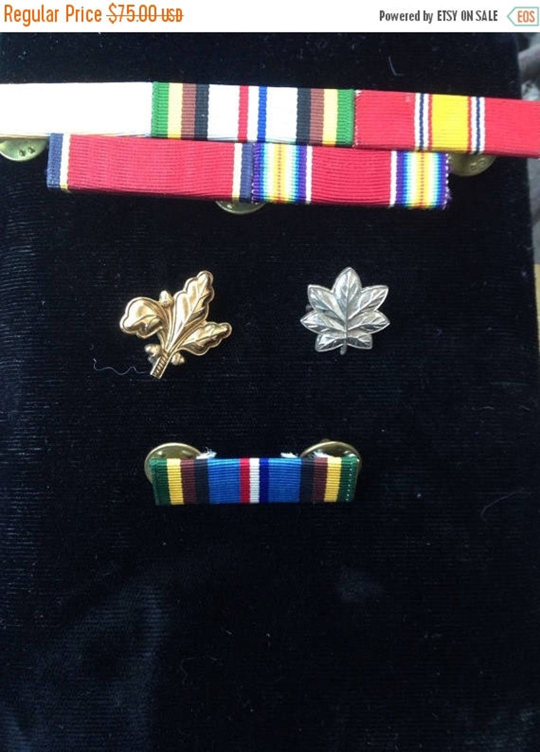 On Sale U.S. Navy Medals Silver Gold Ribbons - Etsy