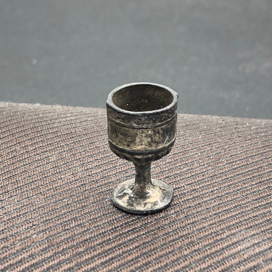 Vintage Goblet Miniature Gothic Barware Dollhouse Decor Altar - Etsy