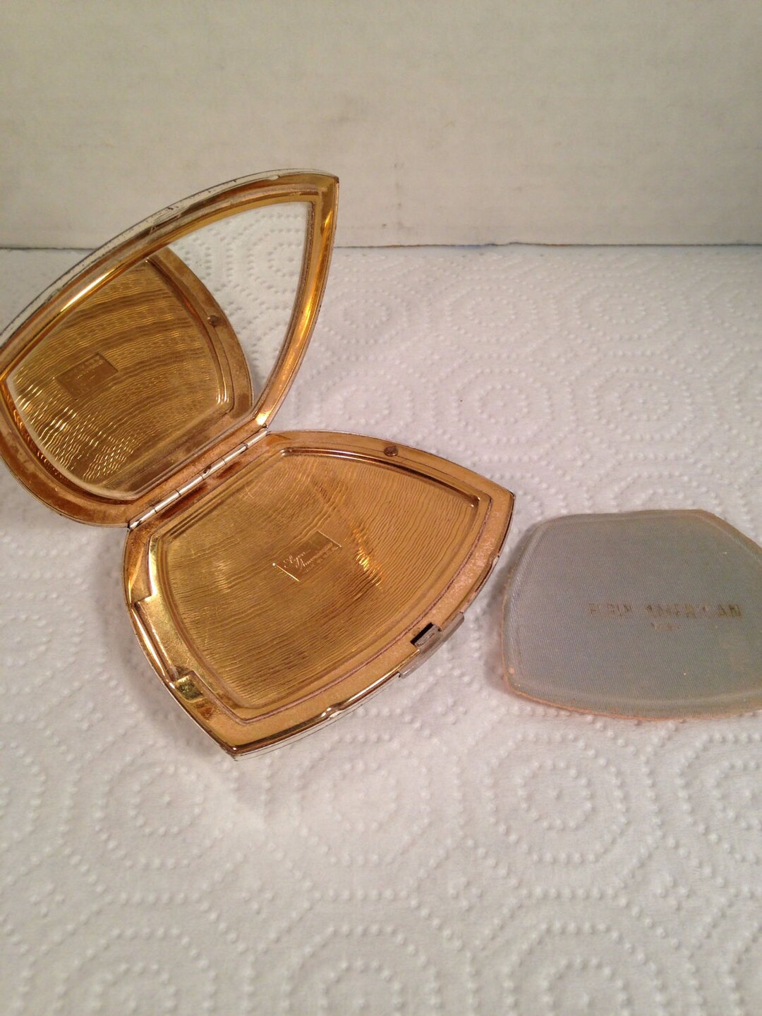 Vintage Elgin Cameo Compact Face Powder and Mirror - Etsy