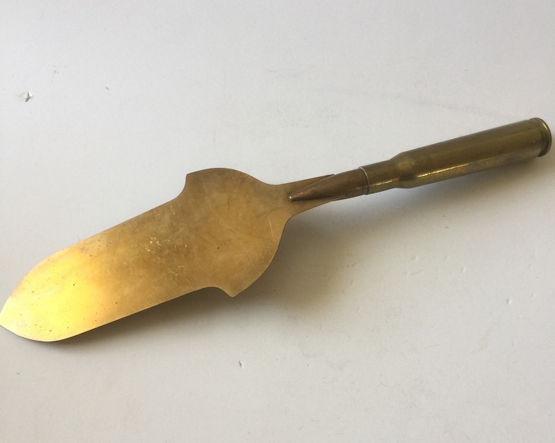Vintage Pie Server Cake Server Trench Art Brass Shell Casing | Etsy