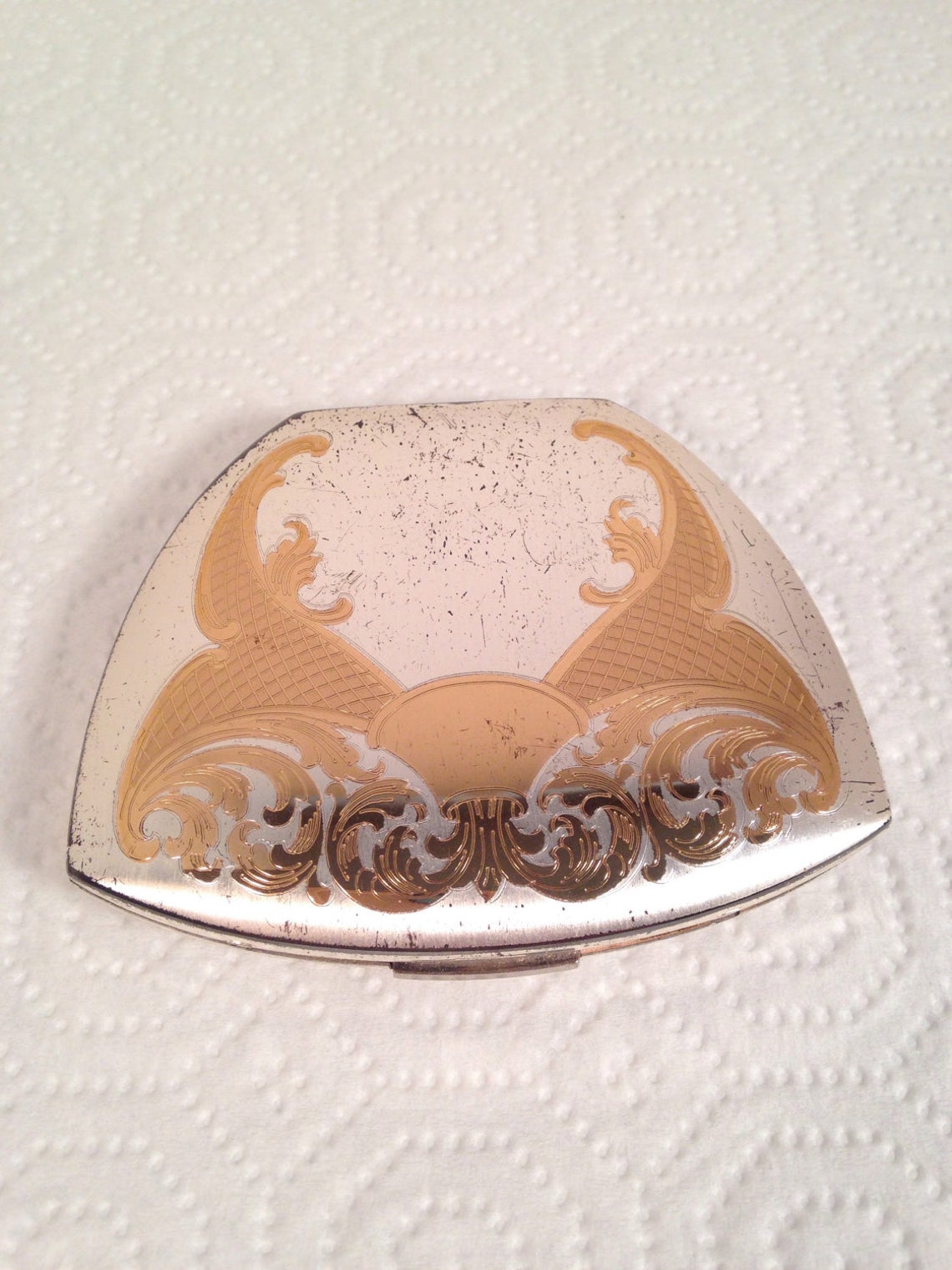 Vintage Elgin Cameo Compact Face Powder and Mirror - Etsy