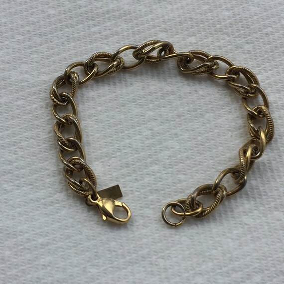 Monet Designer Gold Chain Braided Bracelet - Gem