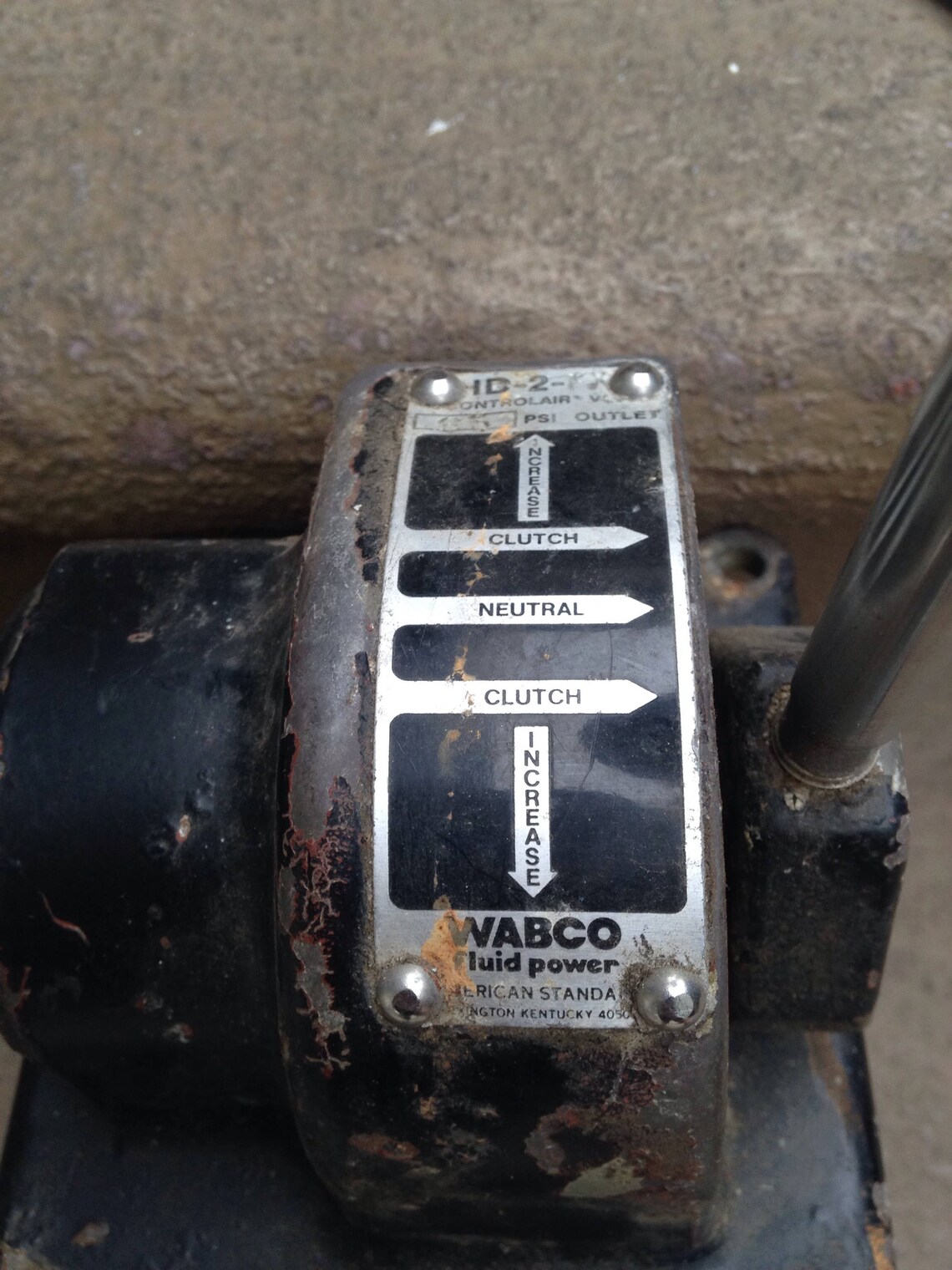 Boat Shifter Knob 1960's Control WABCO Hydraulic Shifter Knob ...